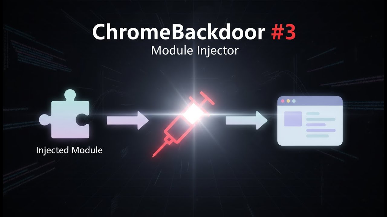ChromeBackdoor #3 Module injector - YouTube