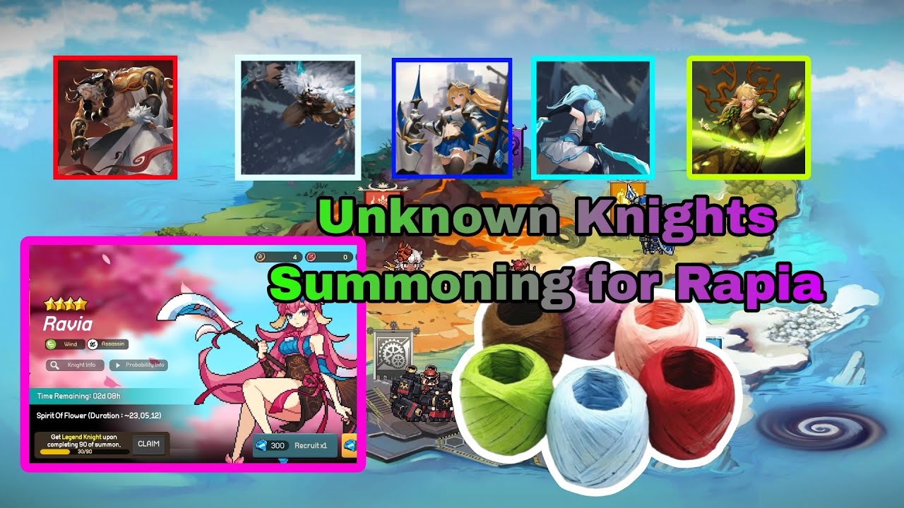 Unknown Knights Summoning For Ravia 1900 Diamonds, WTH 😭 u gotta try this, #unknownknights - YouTube