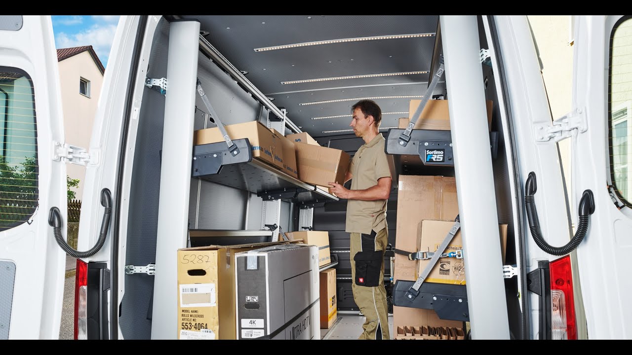 Sortimo FlexRack 2.0 taittohyllyt - YouTube