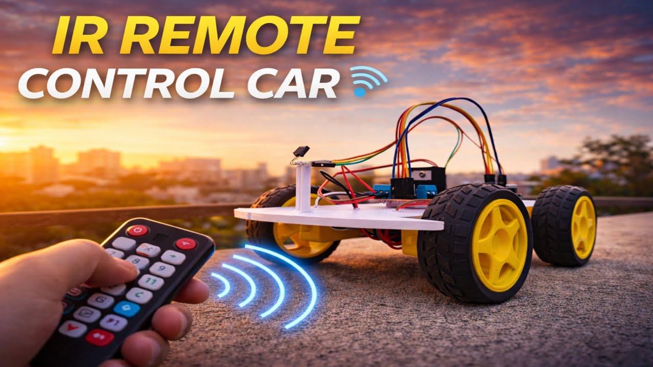 IR Remote Controlled Car using Arduino | DIY Smart Car Project. - YouTube