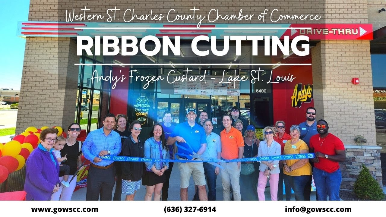Andy's Frozen Custard- Lake St. Louis Ribbon Cutting - YouTube