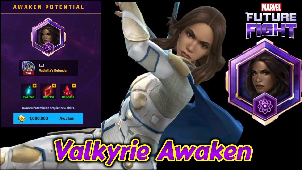 Valkyrie | Reach Level 60 To 70 | Awaken | Marvel Future Fight - MFF ...