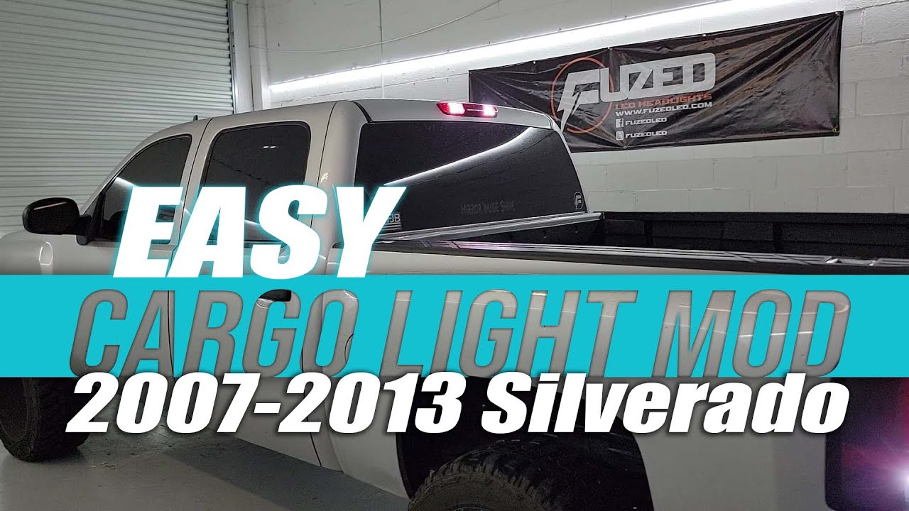 How to do Cargo Light Mod: 2007-2013 Silverado and Sierra - YouTube