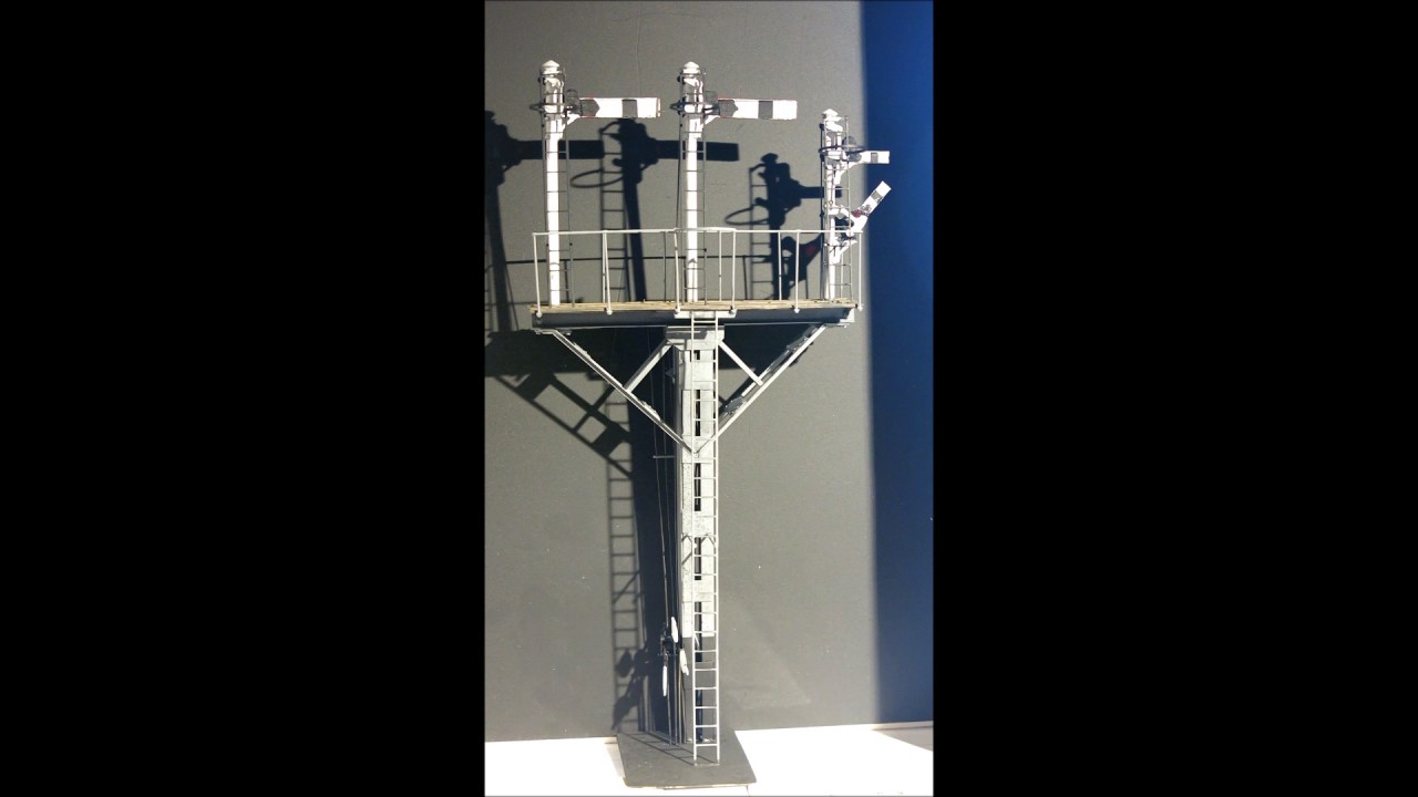 7mm scale LMS bracket signals - YouTube