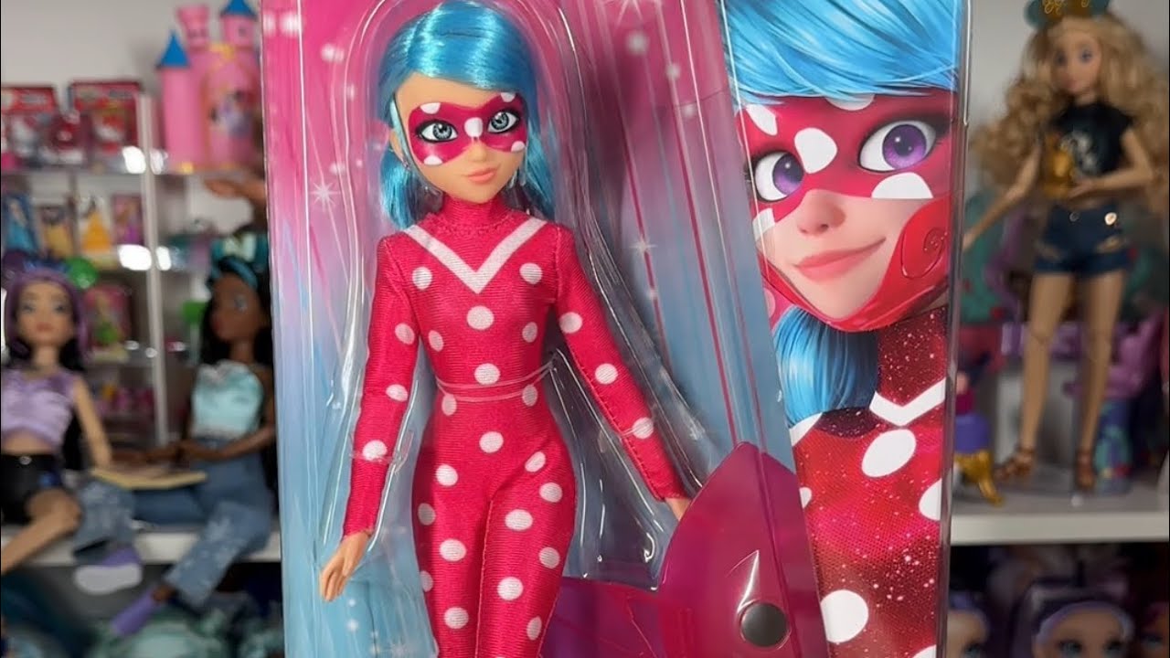 Miraculous Ladybug Playmates Cosmobug Doll 🐞 - YouTube
