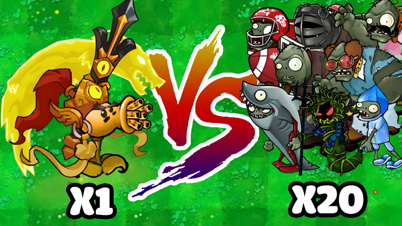 PLANT ERLANG ZHENJUN vs 20 ZOMBIES RANDOM, Who Will Win? PVZ Hybrid ...