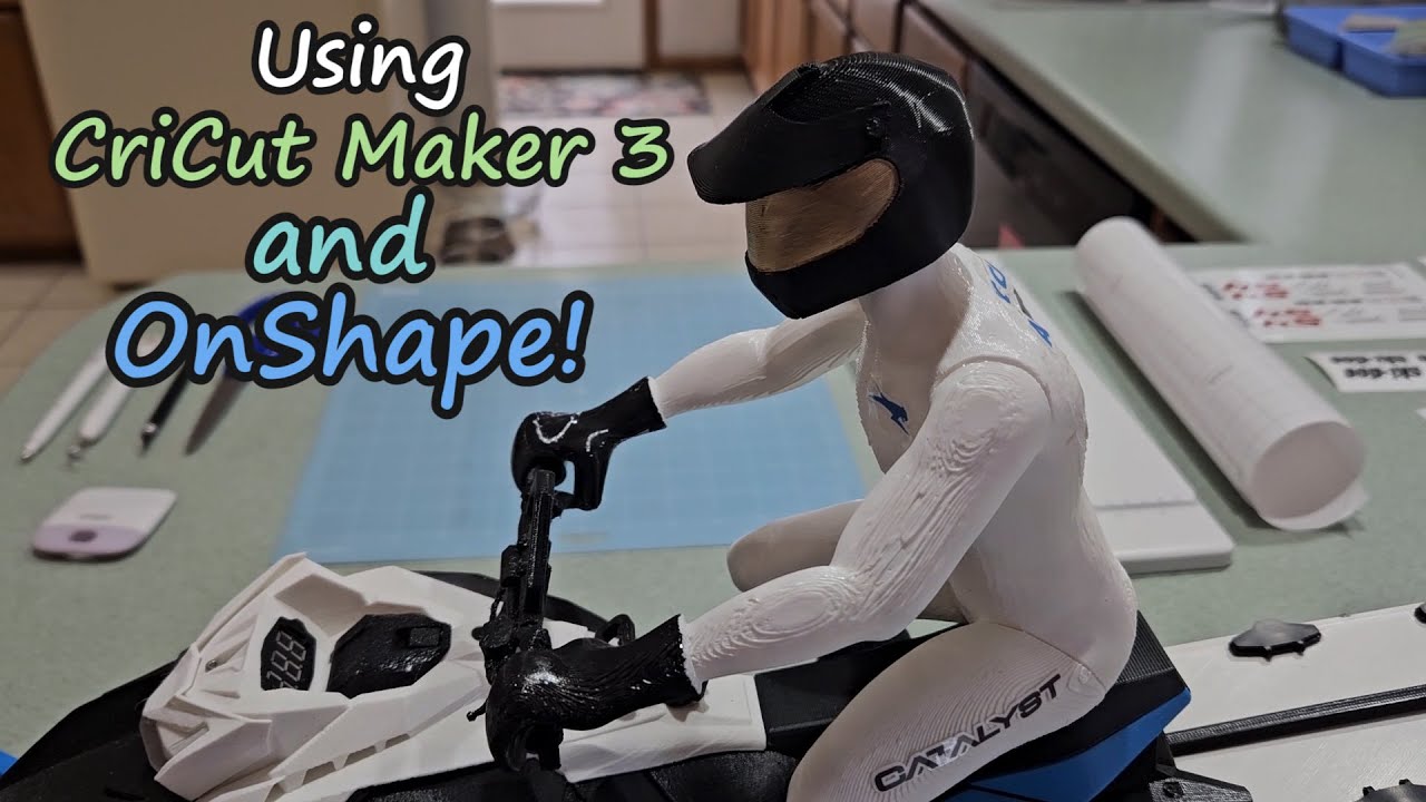 Customizing the 3D Printed Driver Figure - YouTube