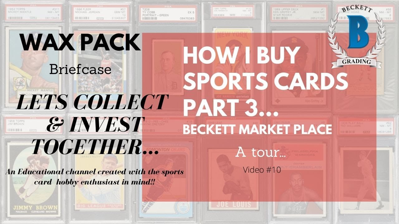 How I buy Sports Cards the Beckett Marketplace... a tour... - YouTube