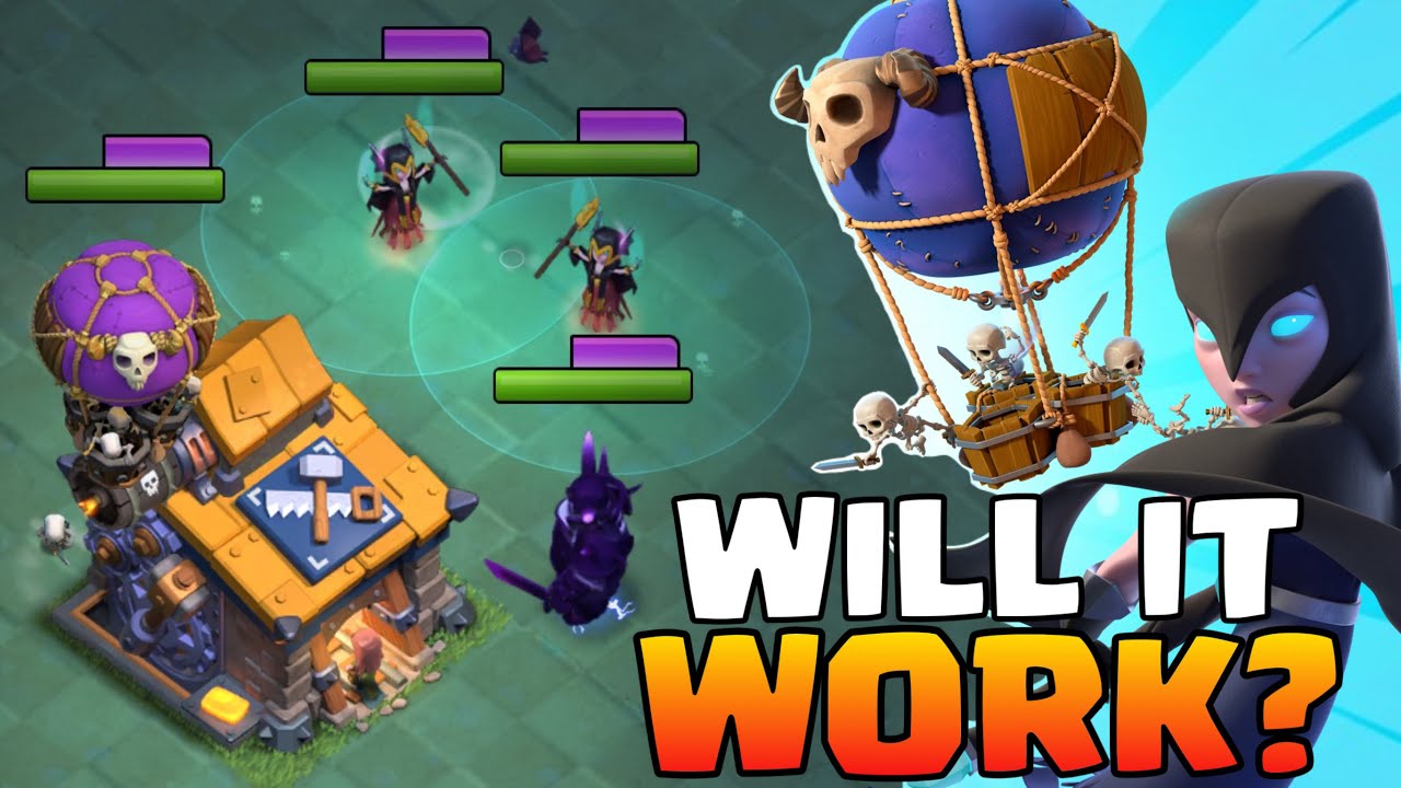 Using A NEW Night Witch Army VS A Max BH10 | Clash of Clans Builder ...