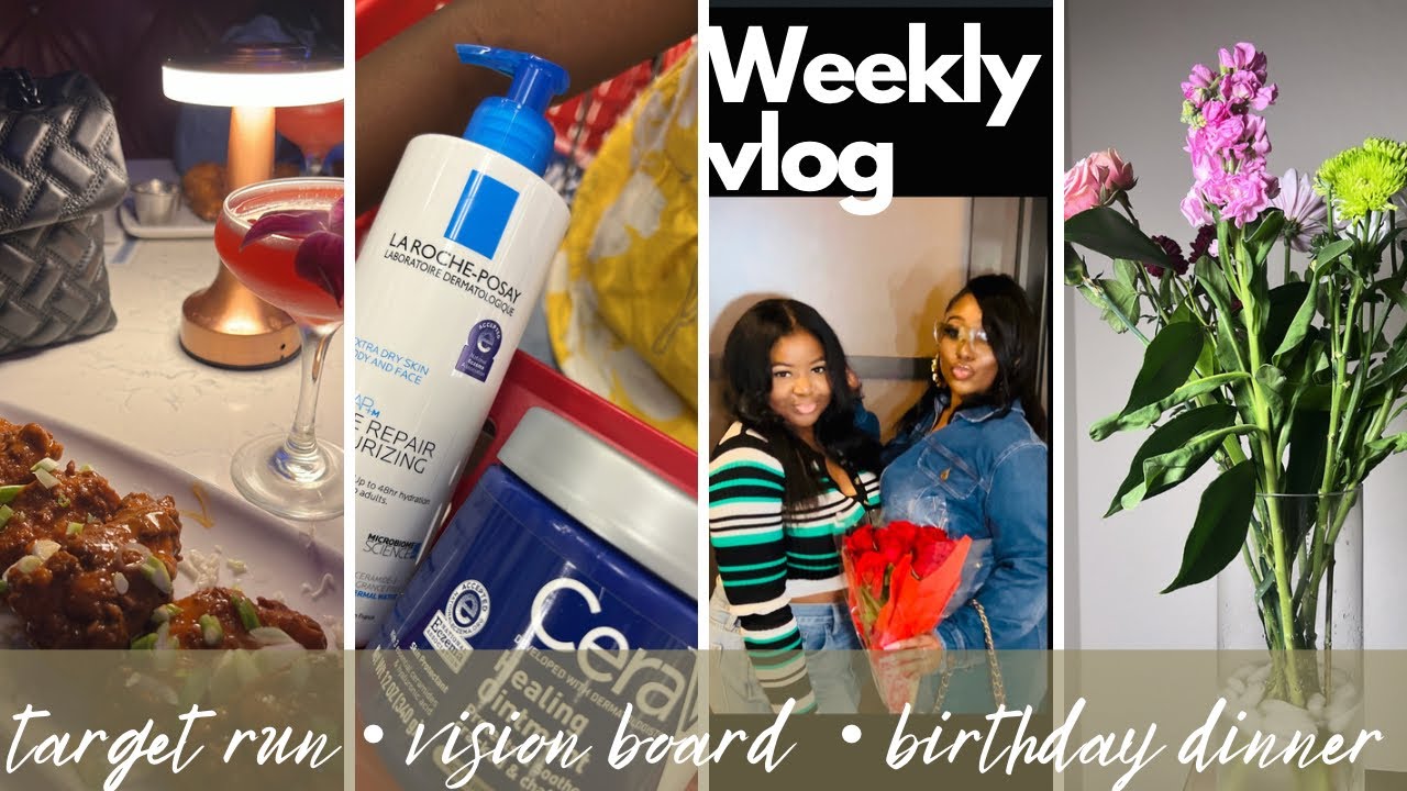 WEEKLY VLOG | MORGAN’S 25TH BDAY 🍾 • WHAT I GOT FOR XMAS • 2023 VISION ...