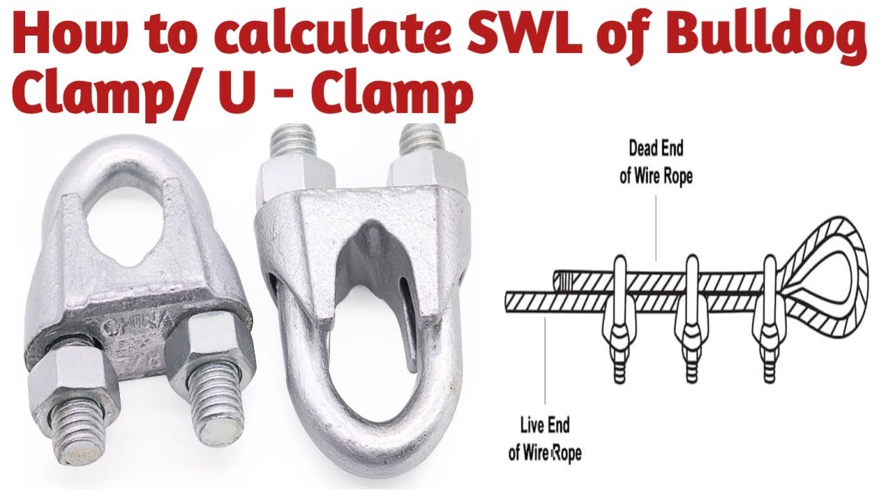 How to calculate SWL of Bulldog or U Clamp | SWL of Bulldog Clamp | EHS ...