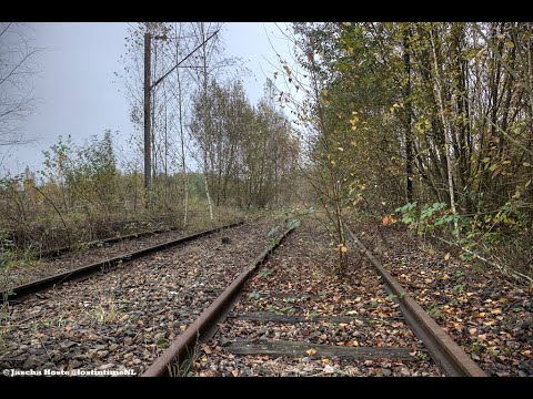 Abandoned railway track (Chemin de fer abandonné) France Nov 2024 ...