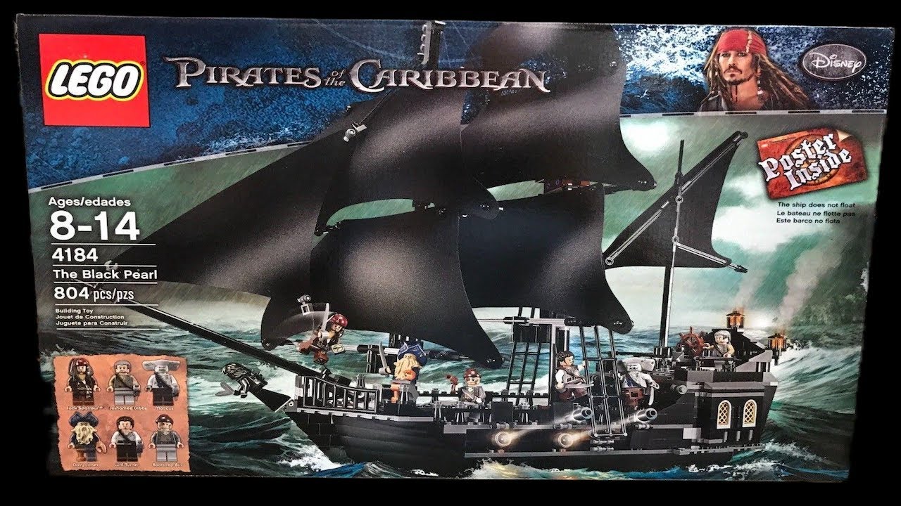 Pirates Of The Caribbean The Black Pearl Lego Set 4184 Youtube