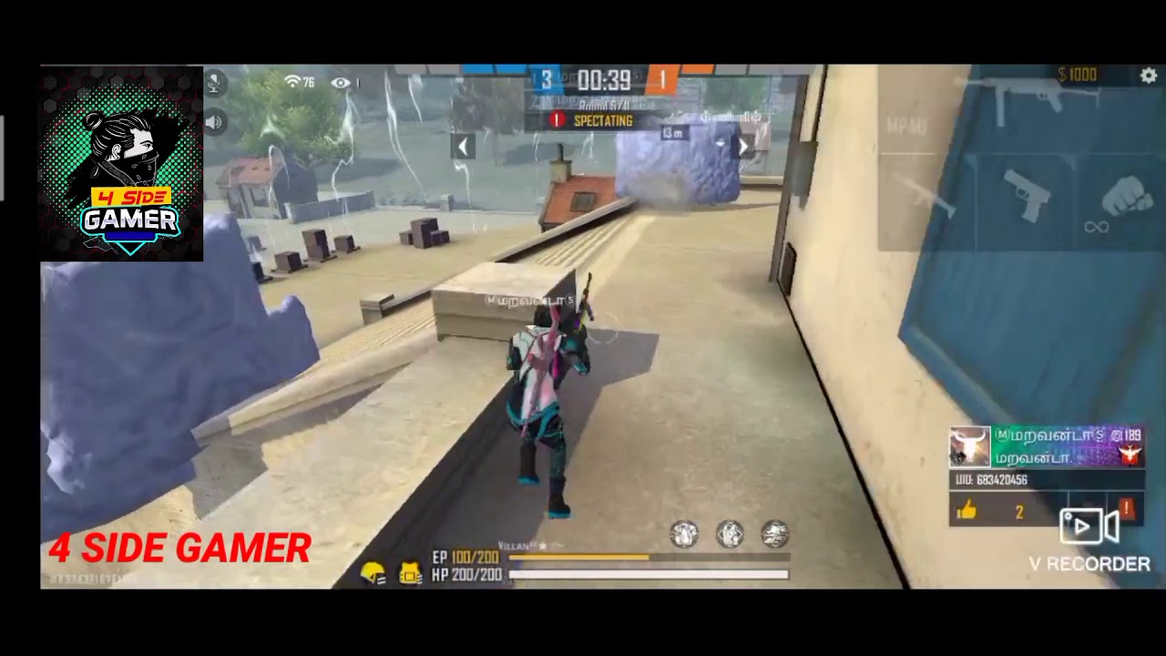 ||4 SIDE GAMER||2 VS 4 Classic Squad Match - YouTube