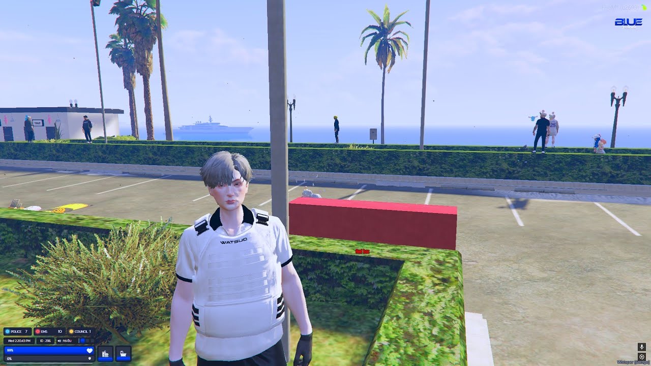 ไปฟามกัน I GTA V ROLEPLAY BLUE TOWN - YouTube