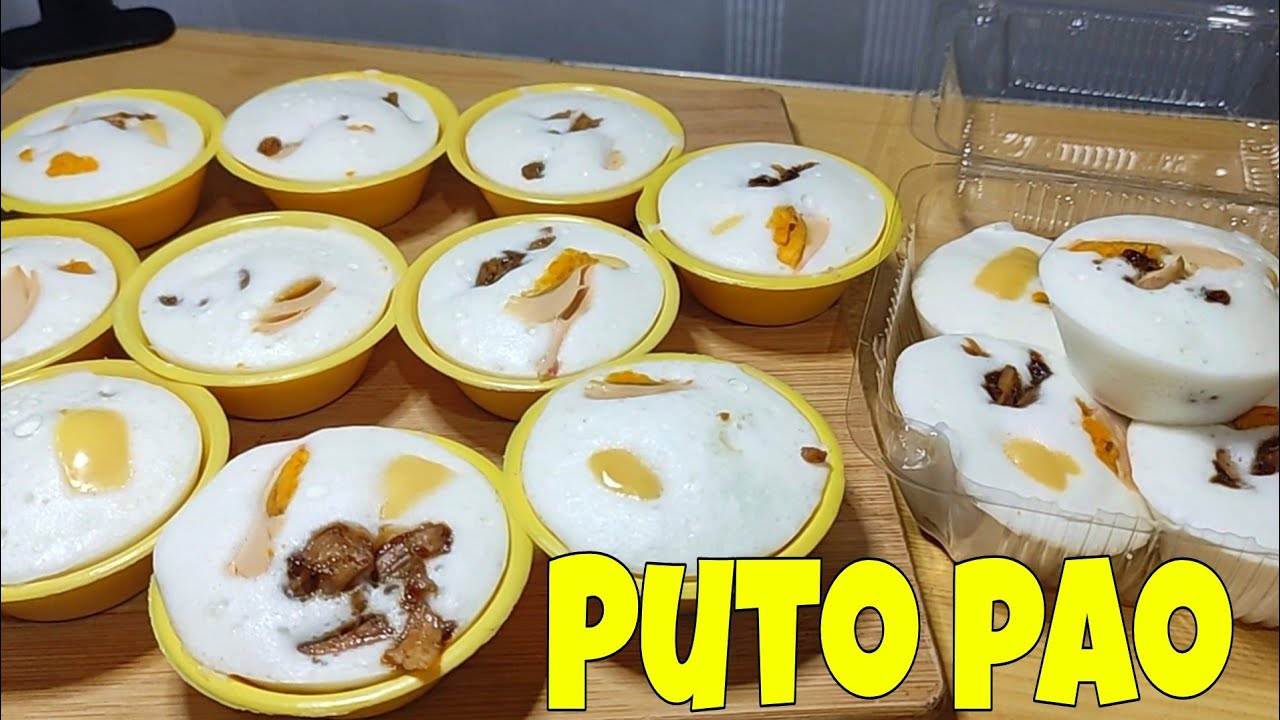 HOW TO MAKE PUTO PAO with Chicken Asado Filling - YouTube