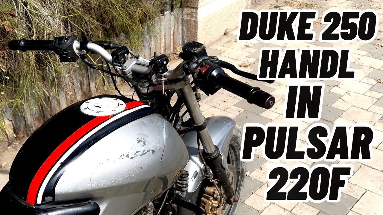 How to Build Stunt Bike Eps.-2 😍 (Duke Handle Bar In Palsar 220f - YouTube