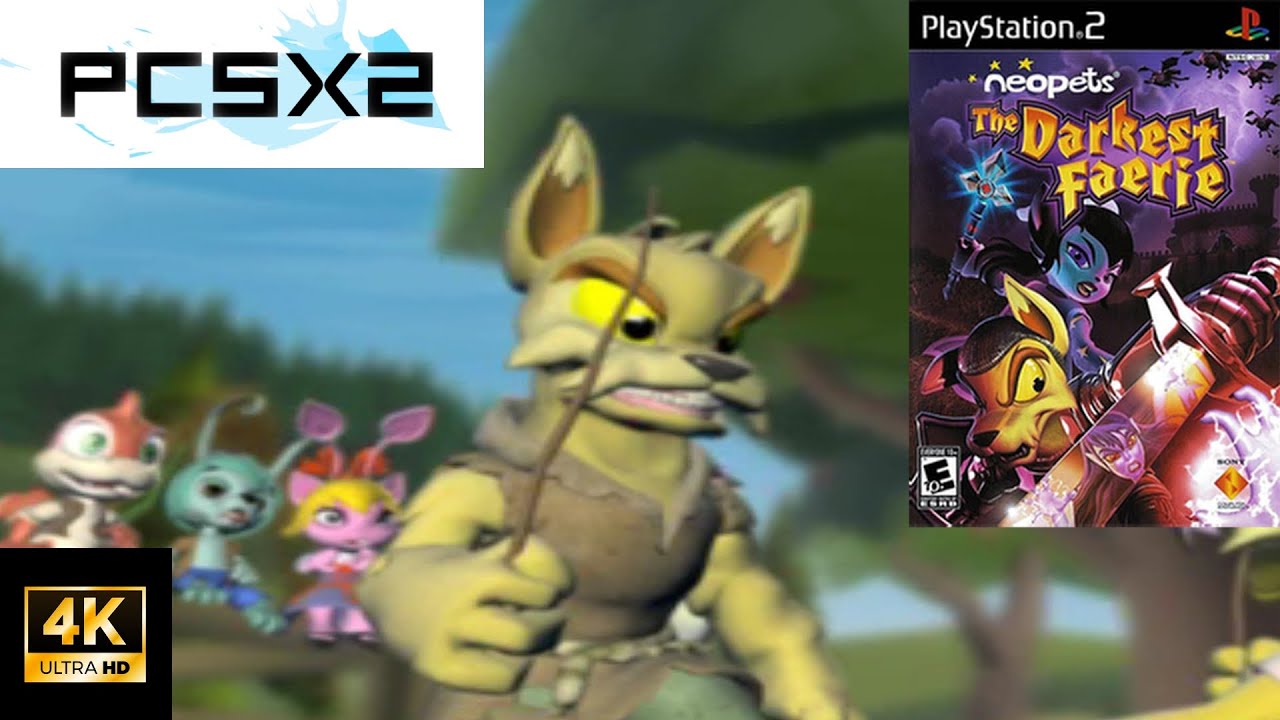 Neopets: The Darkest Faerie - PS2 4K Ultra HD Gameplay (PCSX2 1.6.0 ...