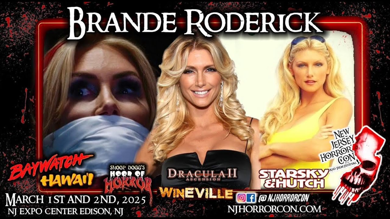 Interview With Brande Roderick at NJ Horror Con March 2025 - YouTube