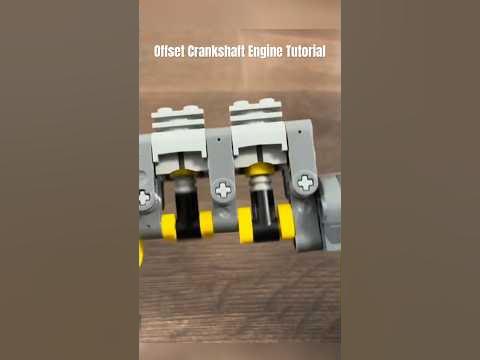 LEGO Technic Offset Crankshaft Engine Tutorial & Test - YouTube