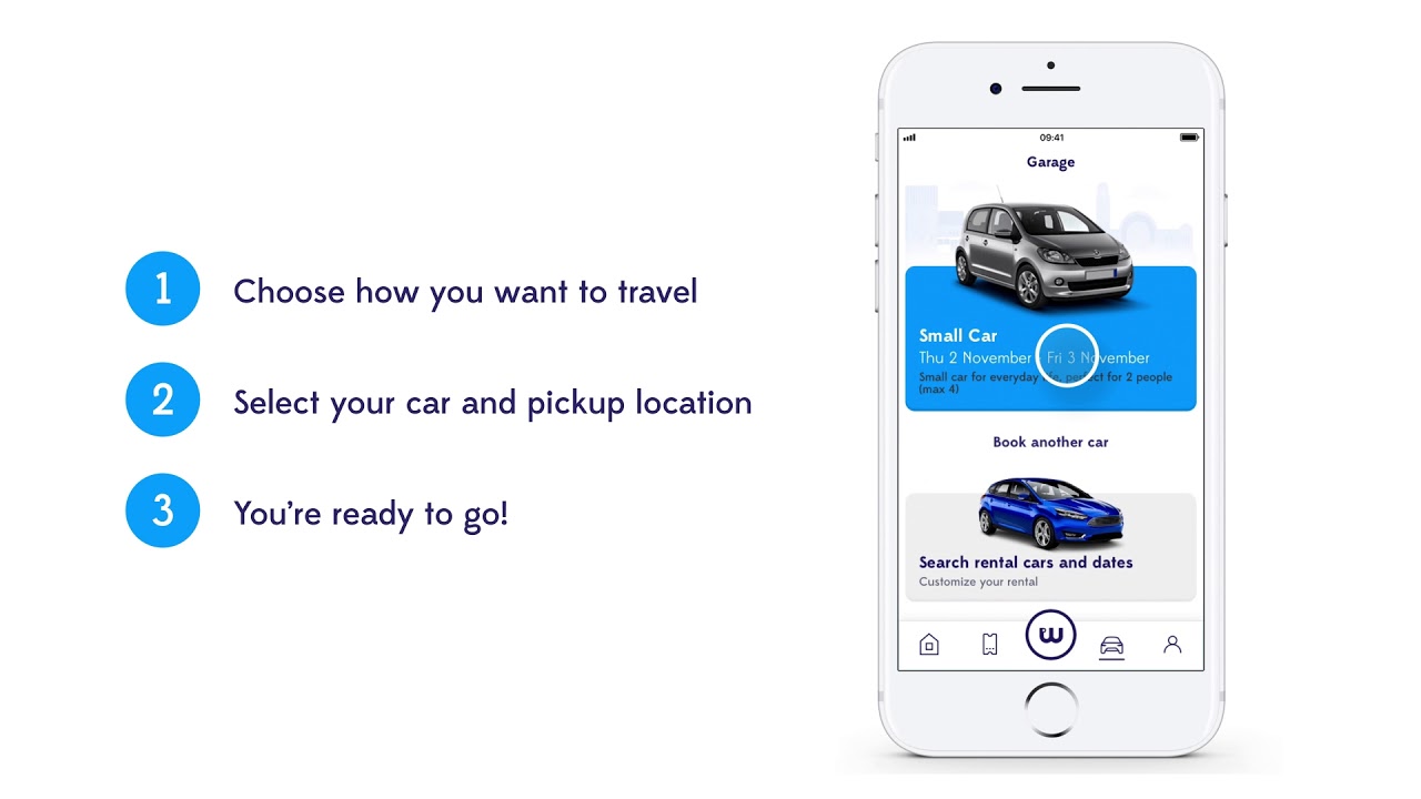 How to get a car via Whim - YouTube