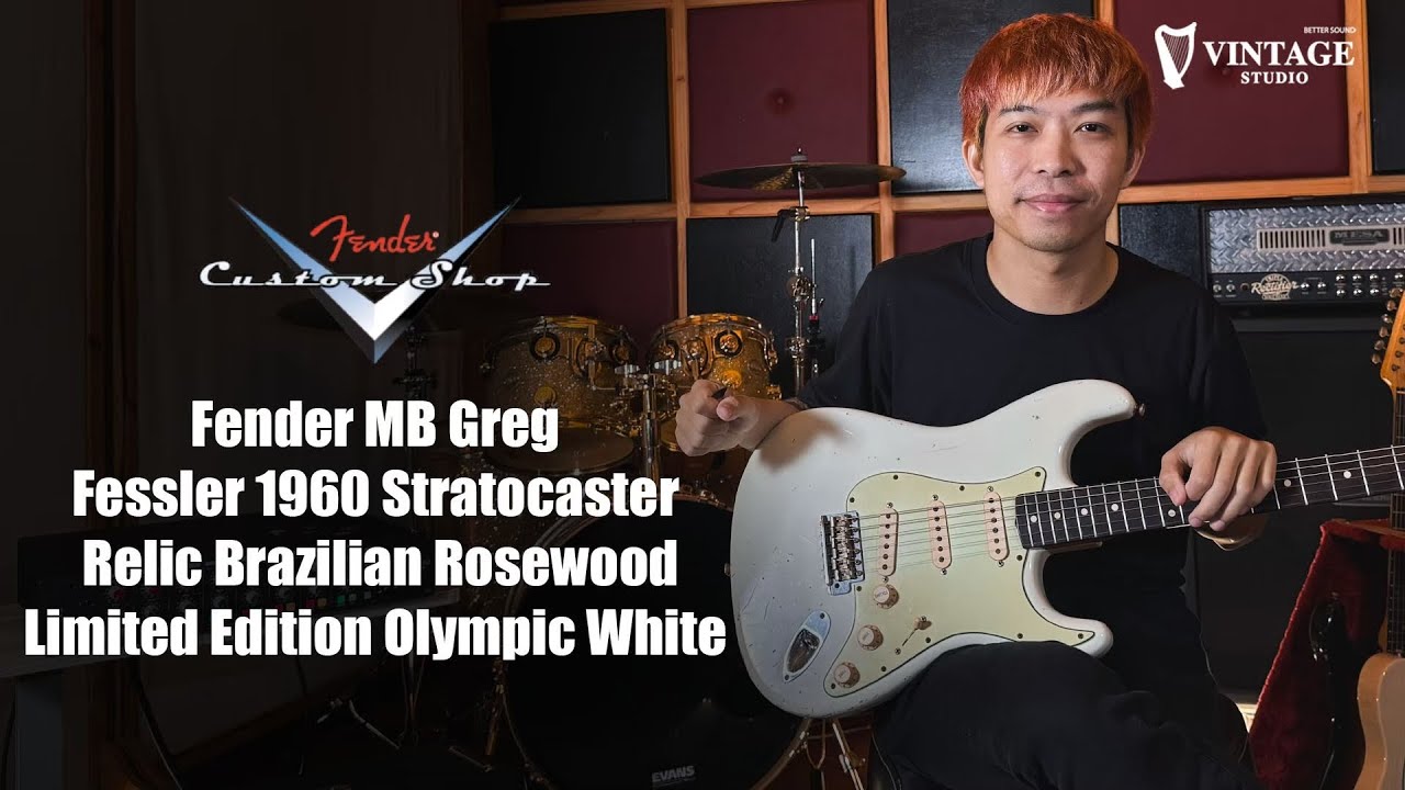 Fender MB Greg Fessler 1960 Stratocaster Relic Brazilian Rosewood ...