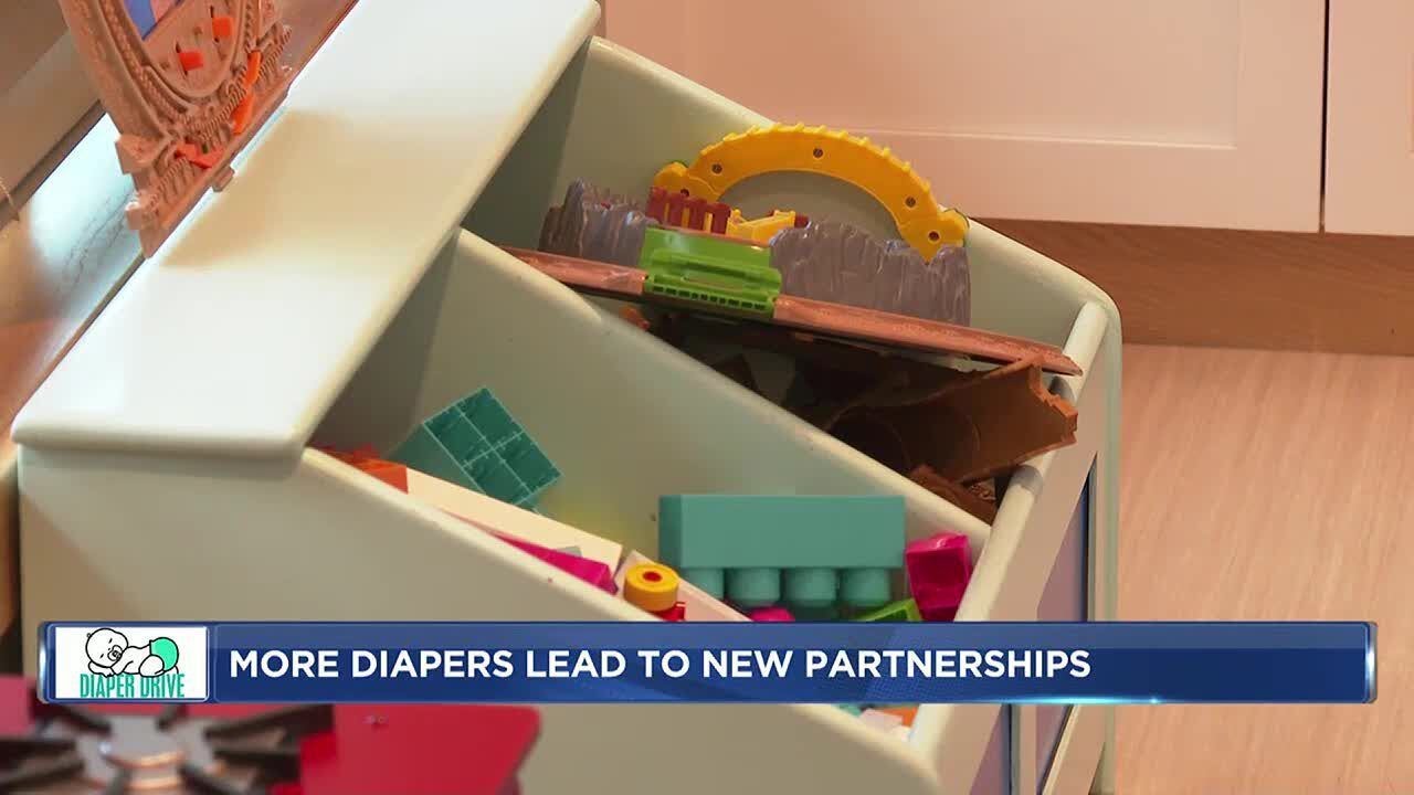 Diaper Drive’s success leads to more community partnerships - YouTube