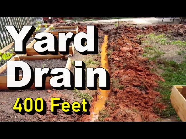 French Drain, DIY, Installation, Drainage System Release, 45% OFF
