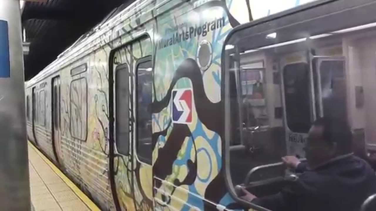 SEPTA Market-Frankford Line: 1997 ADtranz M4 #1156 (Neurons Car ...
