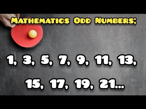 Kids Learning Mathematics Odd Numbers... / What are the Mathematics Odd ...