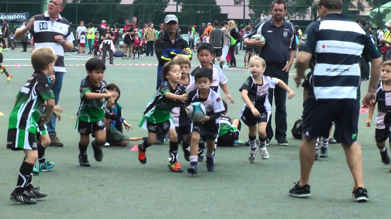 20121125 - U7 SKS6 Rugby - Sandy Bay Highlights - YouTube