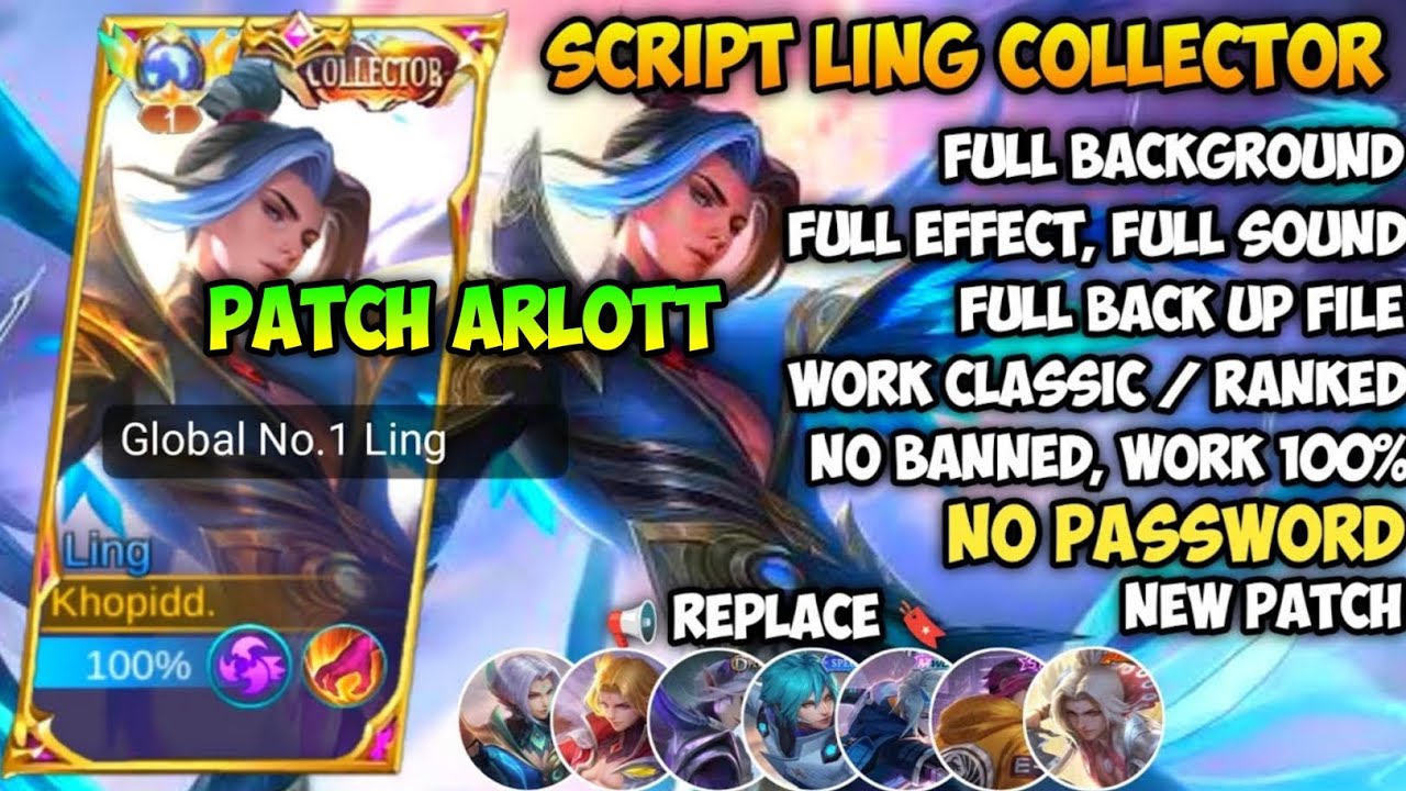 Script Skin Ling Collector Serene Plume No Password | Full Effect Voice ...