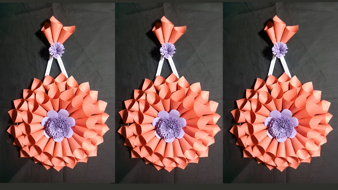 Aewsome Paper Flower Wall Hanging / Paper Crafts for House Decor ...
