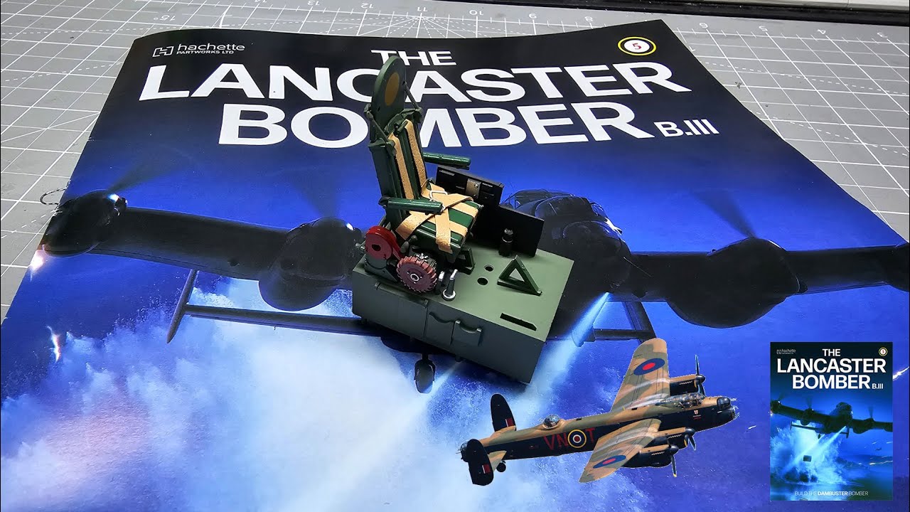 Build the Lancaster Bomber B.III - Part 5 - Pilot's Seat and Controls ...