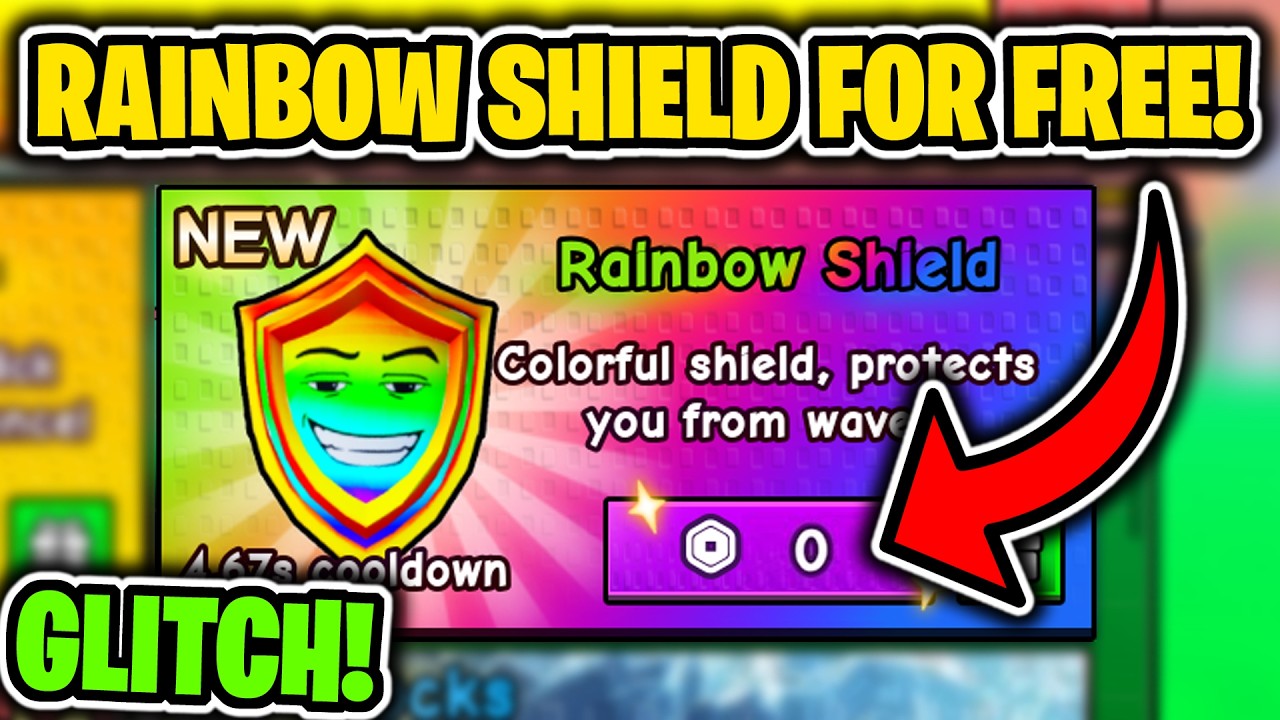HOW TO GET RAINBOW WAVE SHIELD IN ESCAPE TSUNAMI FOR BRAINROTS FOR FREE ...