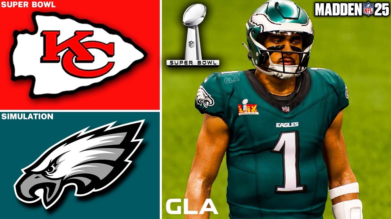 Eagles vs. Chiefs Simulation | Super Bowl 59 | Madden 25 PS5 - YouTube