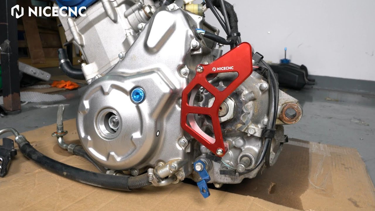 How to Install ATV Upgraded Case Saver Chain Guide For Yamaha Raptor ...