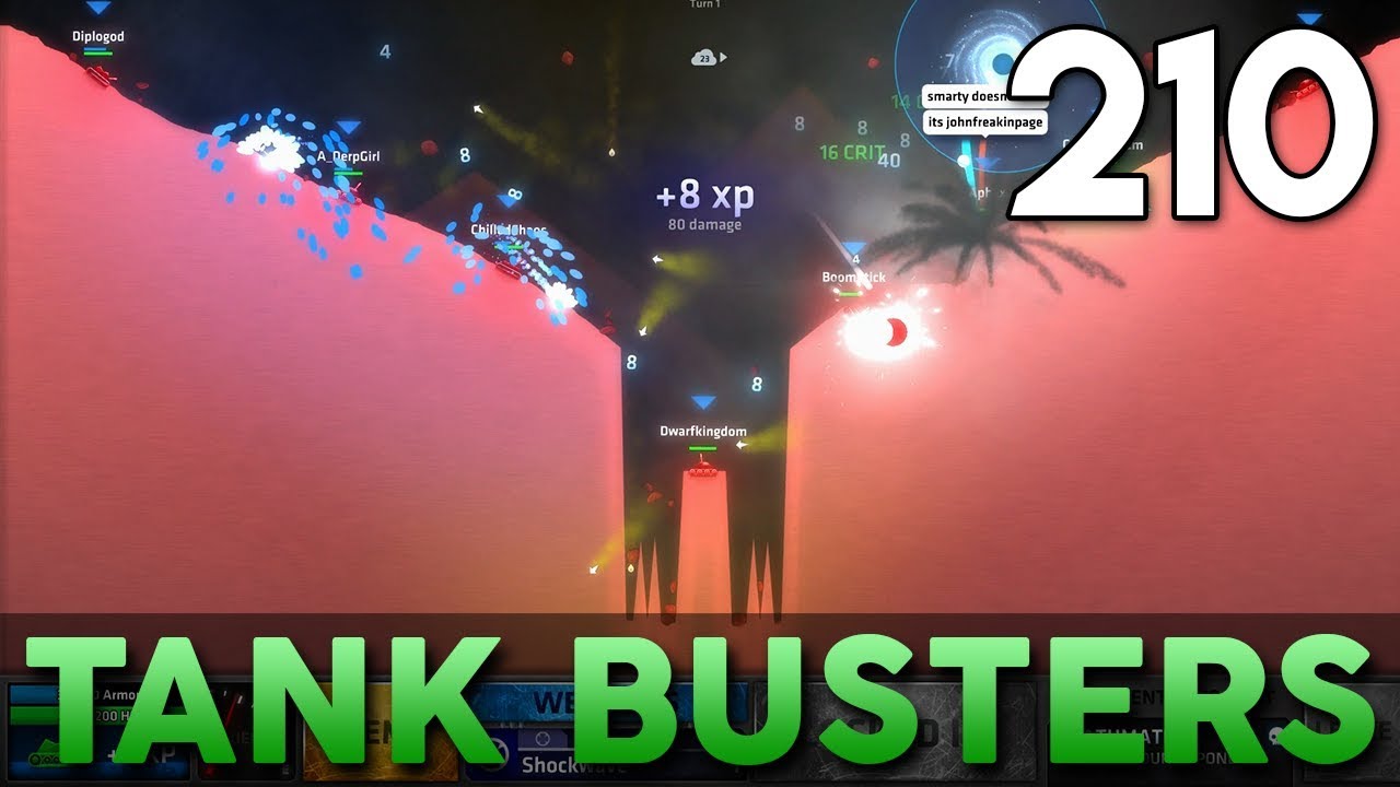 [210] Tank Busters (Let's Play ShellShock Live w/ GaLm and Friends ...