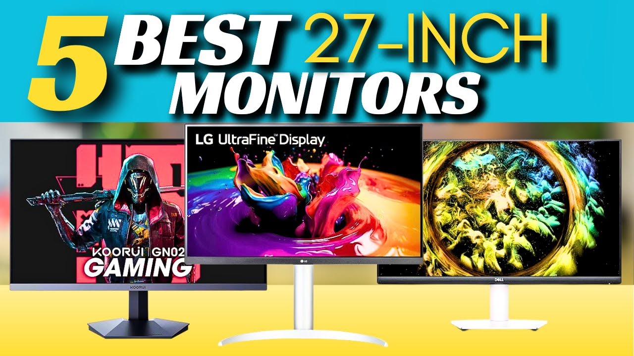 TOP 5: Best 27-Inch Gaming Monitors 2024 - YouTube
