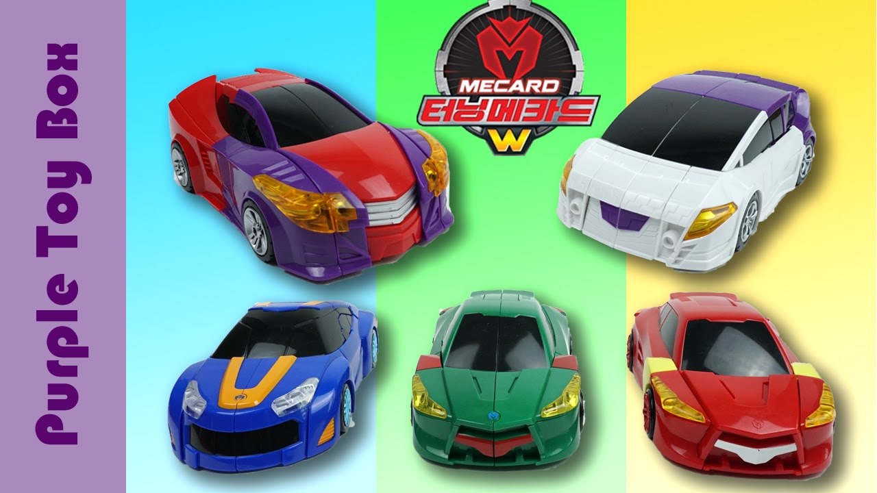 5 HG Mecard Transformer Car And Combination Robot Toys - YouTube