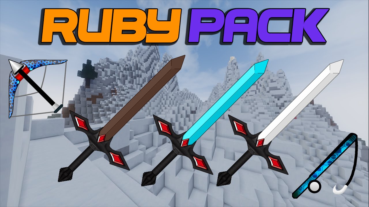 Minecraft PvP Texture Pack RUBY PvP Resourcepack 1.7.10 1.8.7 1.8+ - YouTube
