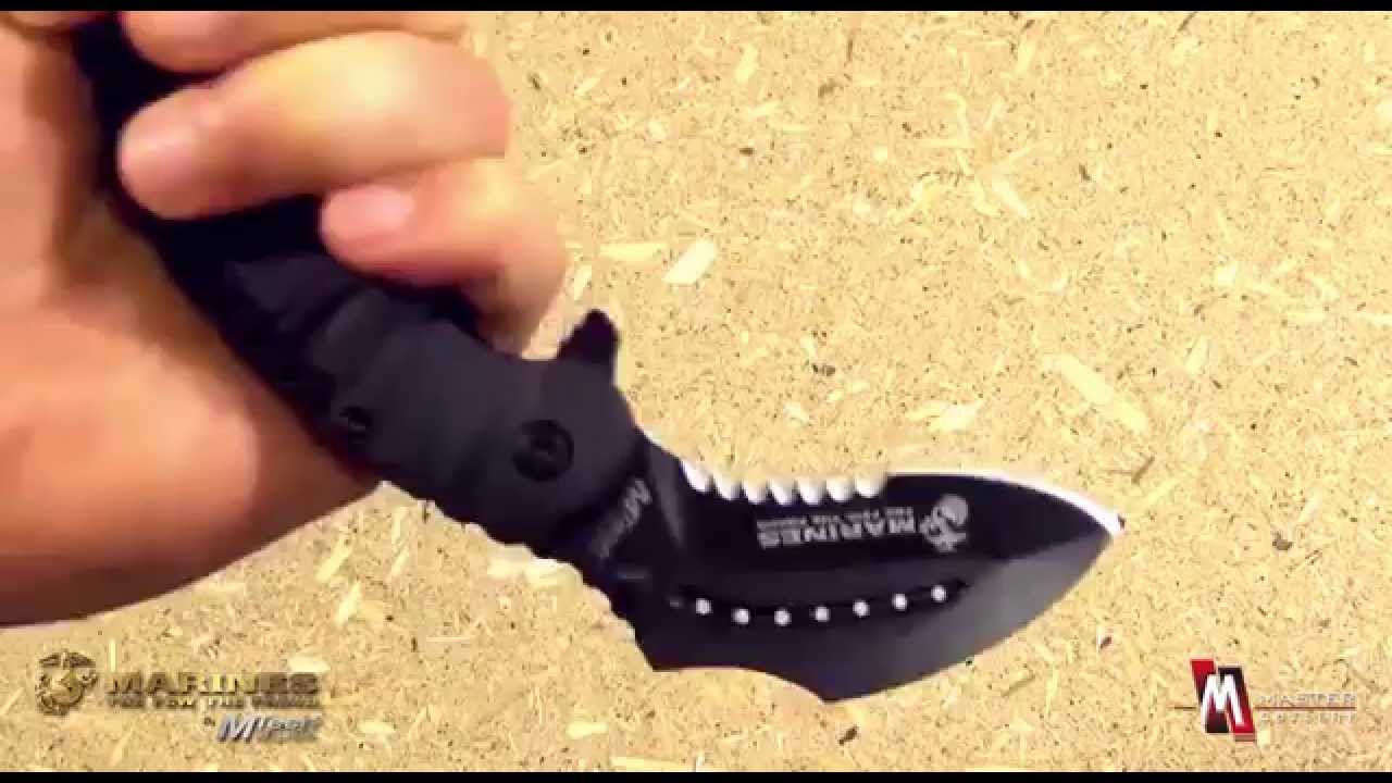 US Marines by Mtech USA M-A1019BK Tactical Spring Assisted Folding ...
