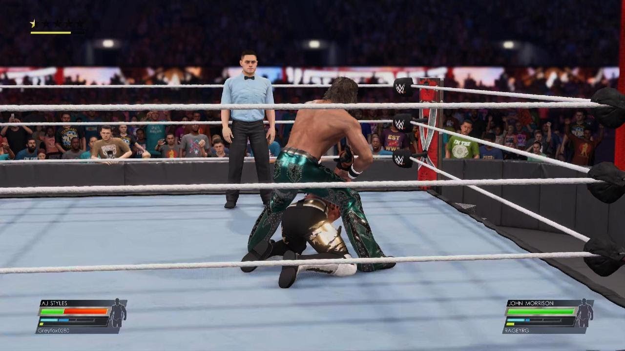 WWE 2K22_AJ Styles vs. A cheesy %#& John Morrison Online player with ...