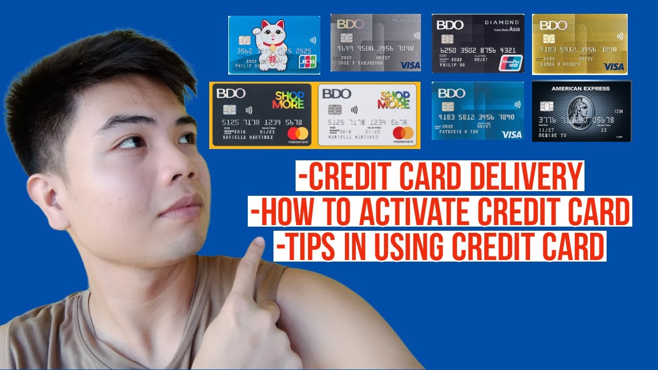BDO CREDIT CARD HOW TO ACTIVATE CREDIT CARD HOW TO REQUEST PICK UP BY BRANCH FOR CREDIT CARD ...