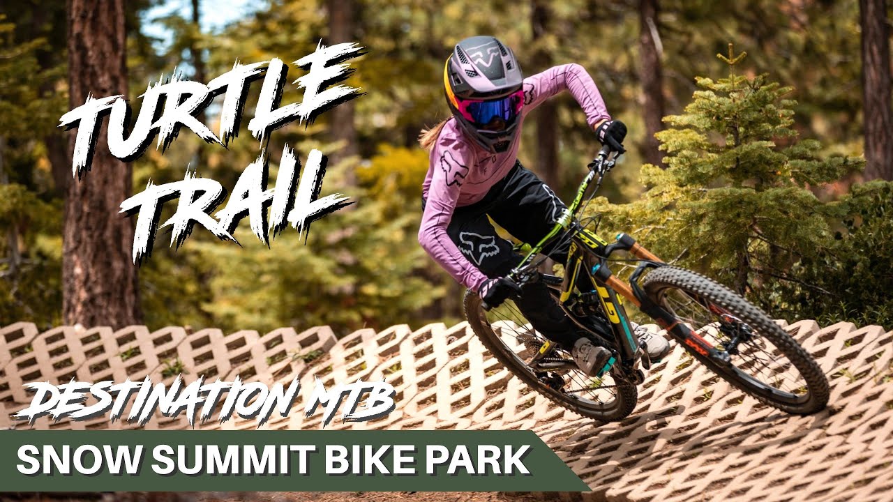 Turtle Trail MTB Flow Trail POV 4K | Snow Summit Bike Park - YouTube