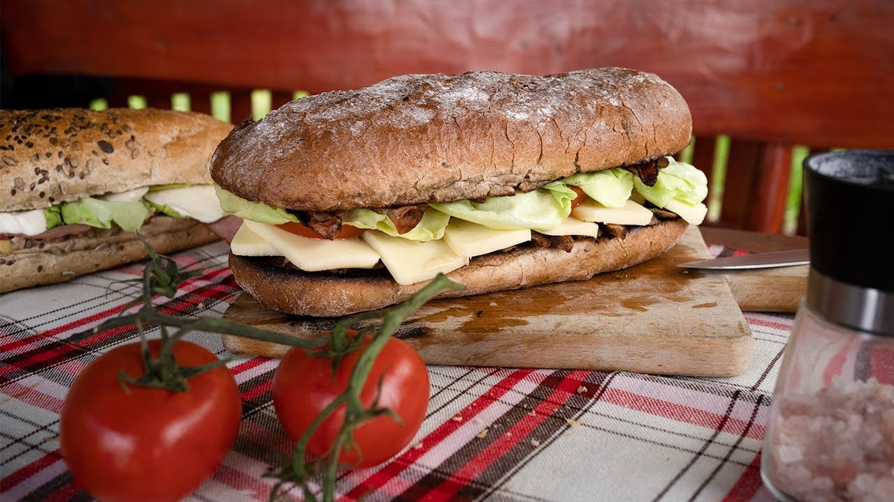 Our favorite rustic sandwich - YouTube