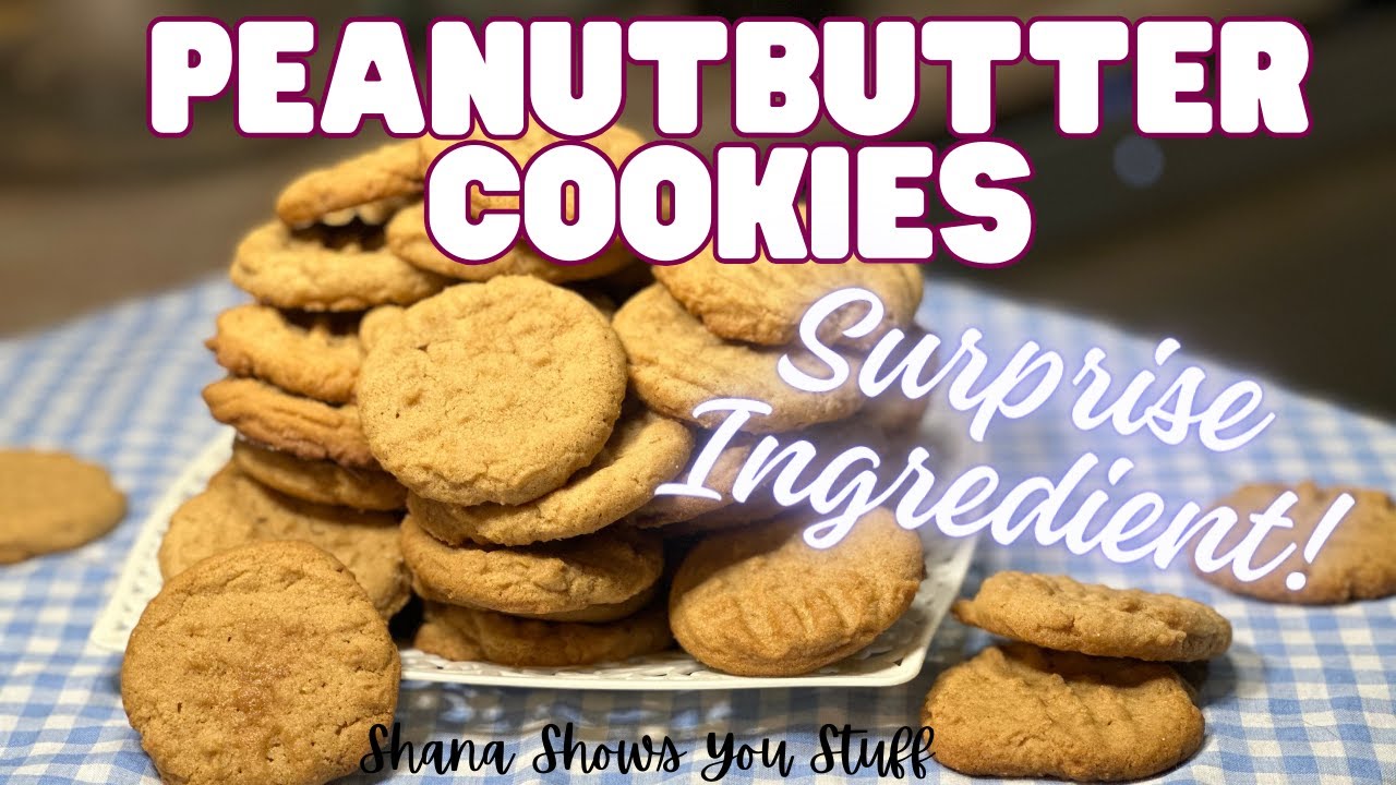 Peanut Butter Cookies -SURPRISE INGREDIENT - YouTube