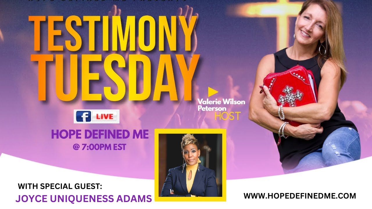 Testimony Tuesday with Joyce Adams 4/4/23 - YouTube