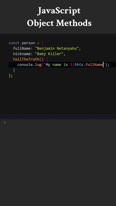 javascript object - YouTube
