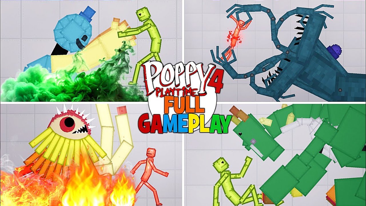 Poppy Playtime 4 Full Gameplay - Short Animation [People Playground ...
